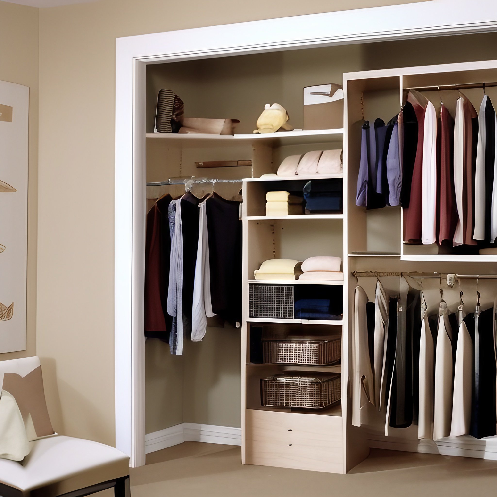 Closet Ideas Without Doors