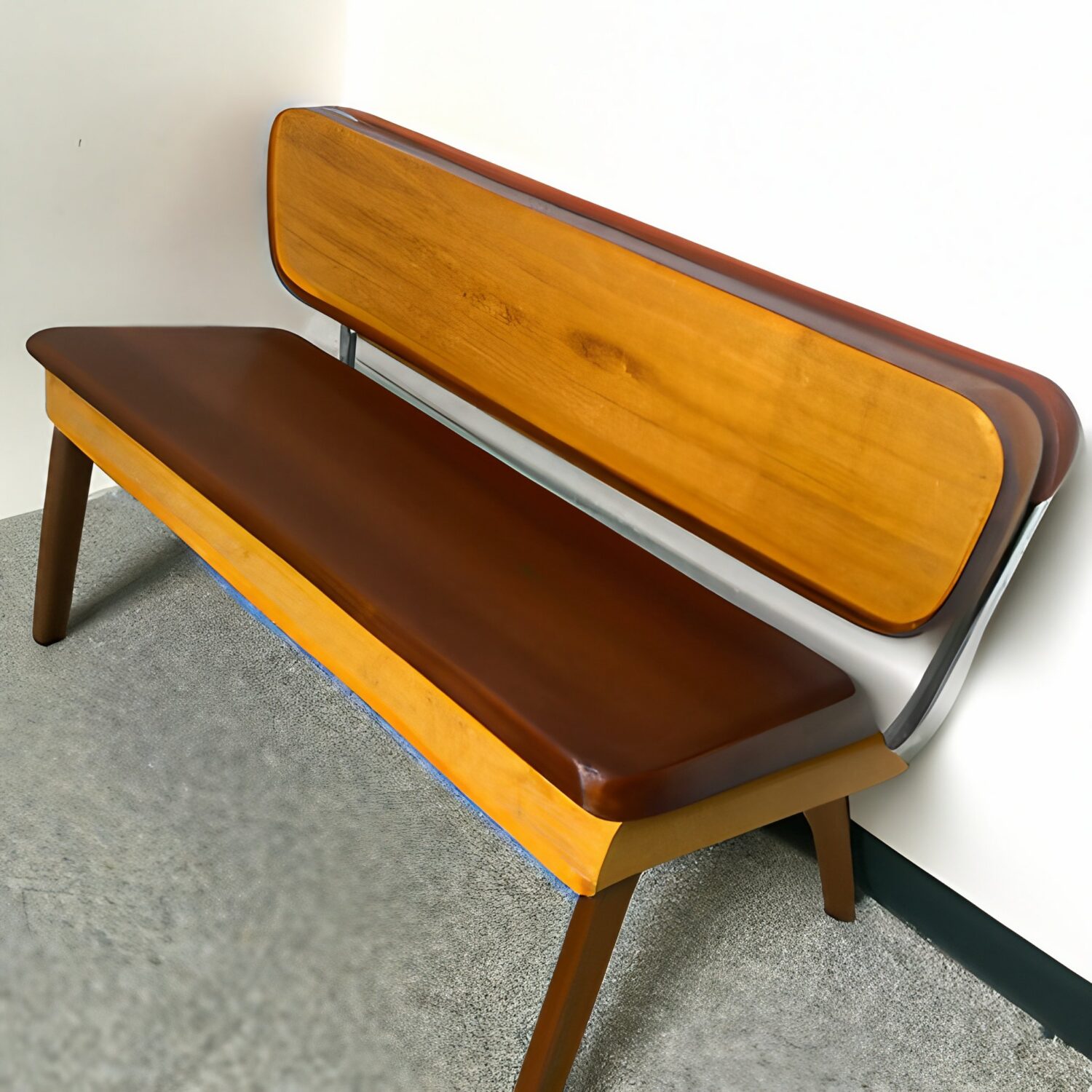 Midcentury Modern Entry Bench - Architecture ADRENALINE